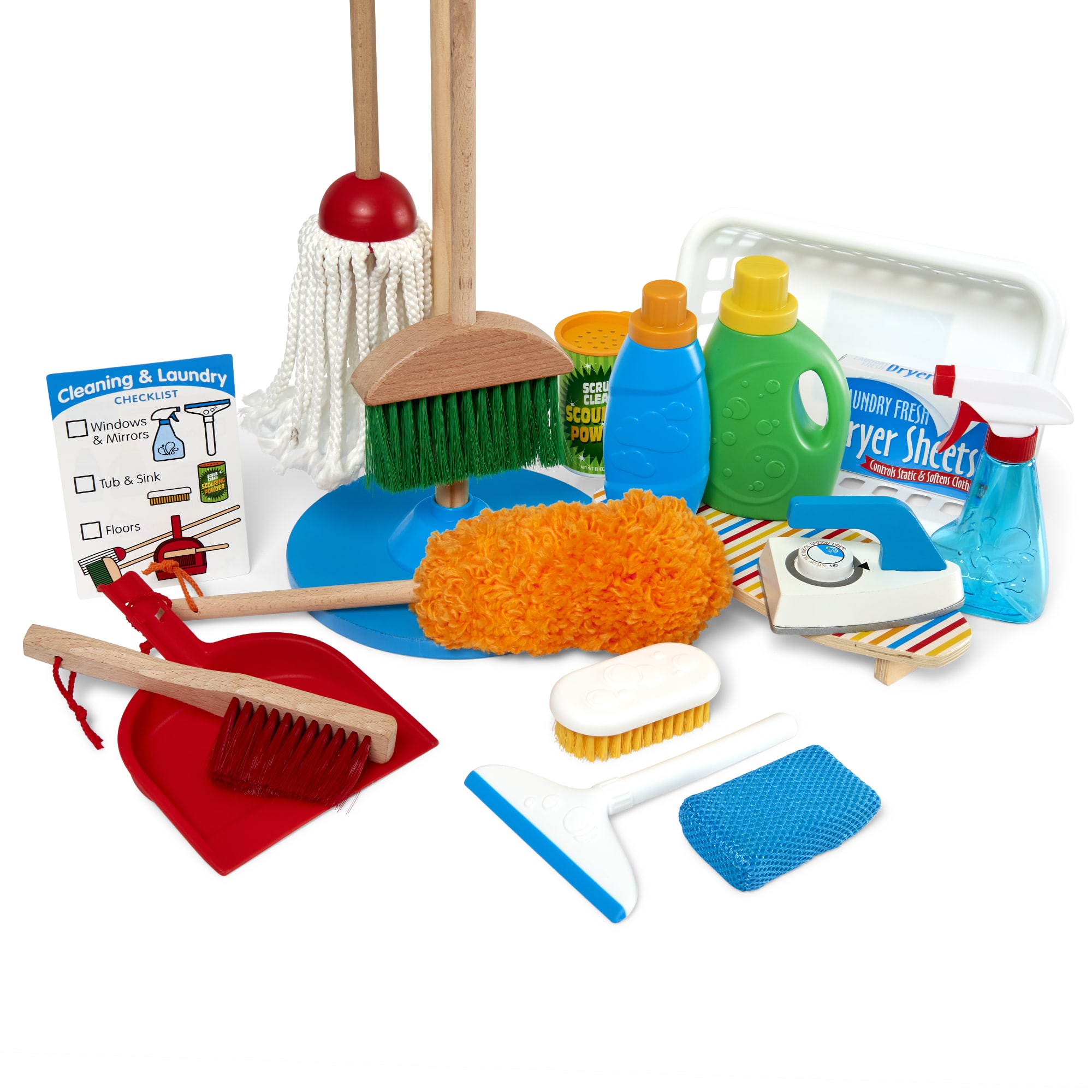 Product: Deluxe Cleaning & Laundry Play Set