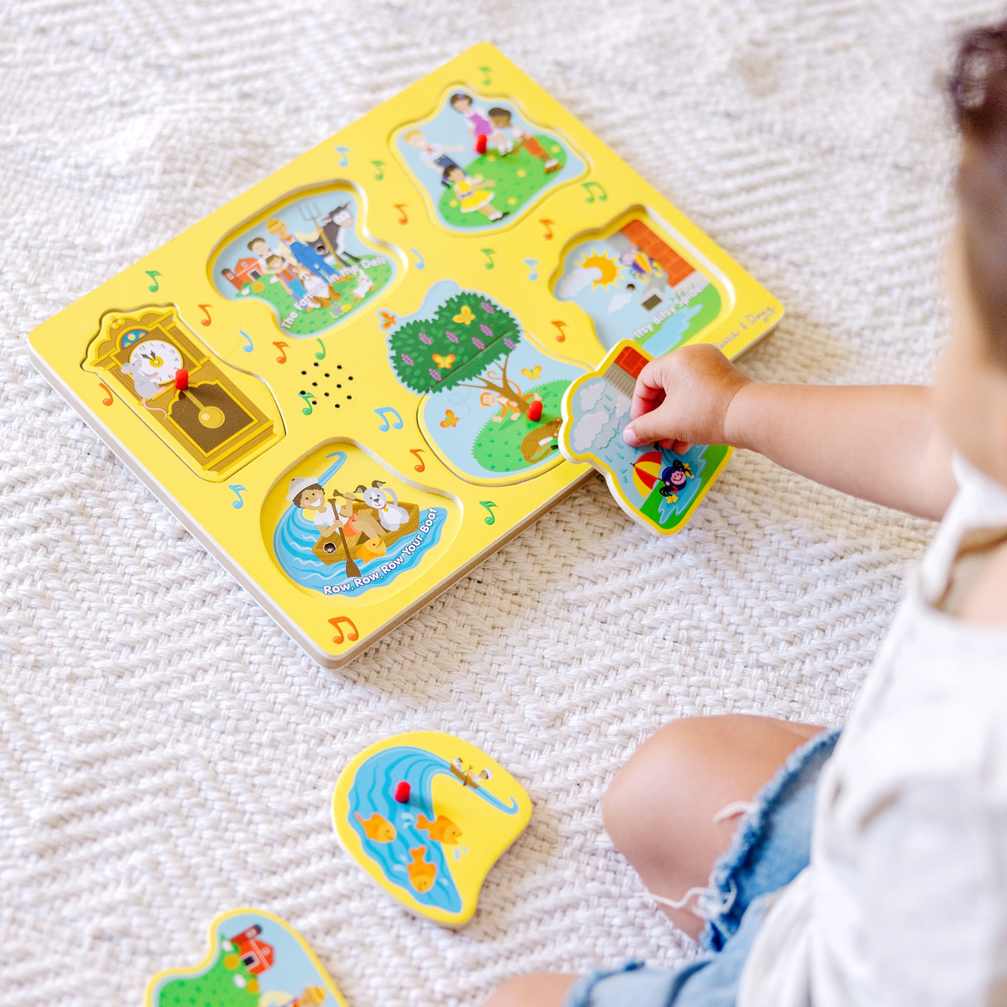 Product: Sing-Along Nursery Rhymes Sound Puzzle - Yellow