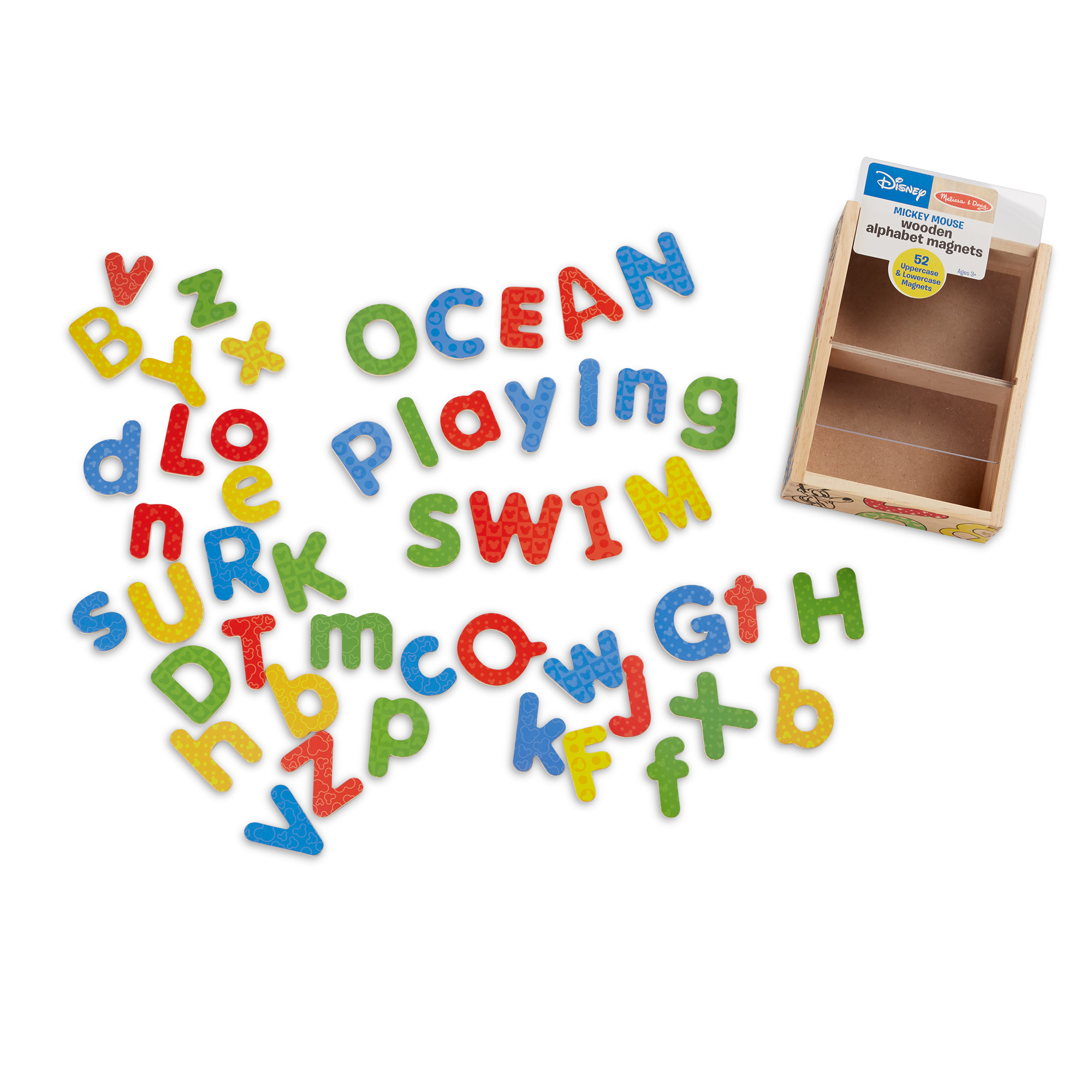Product: Disney Mickey & Friends Wooden Alphabet Magnets