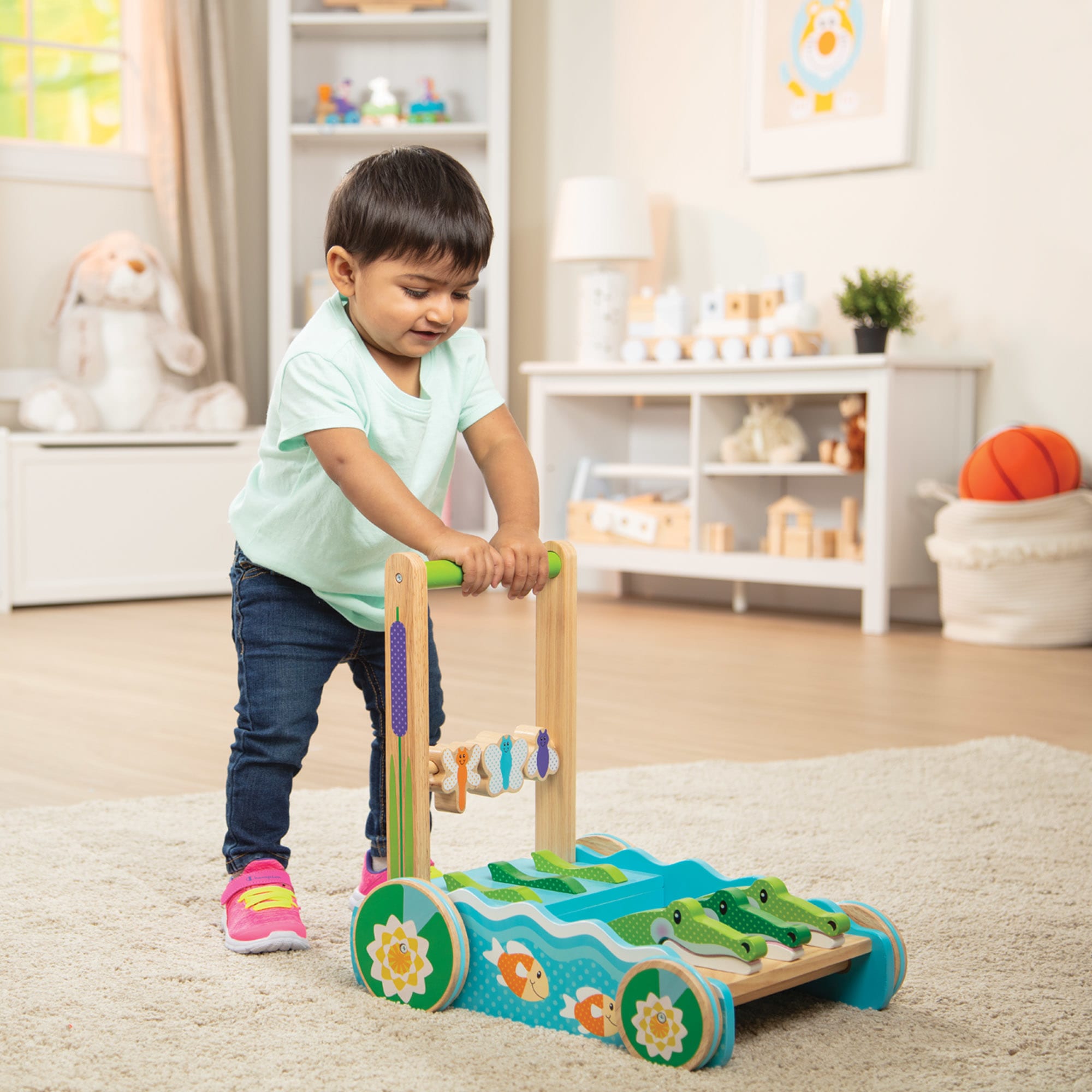 Product: First Play Chomp & Clack Alligator Push Toy