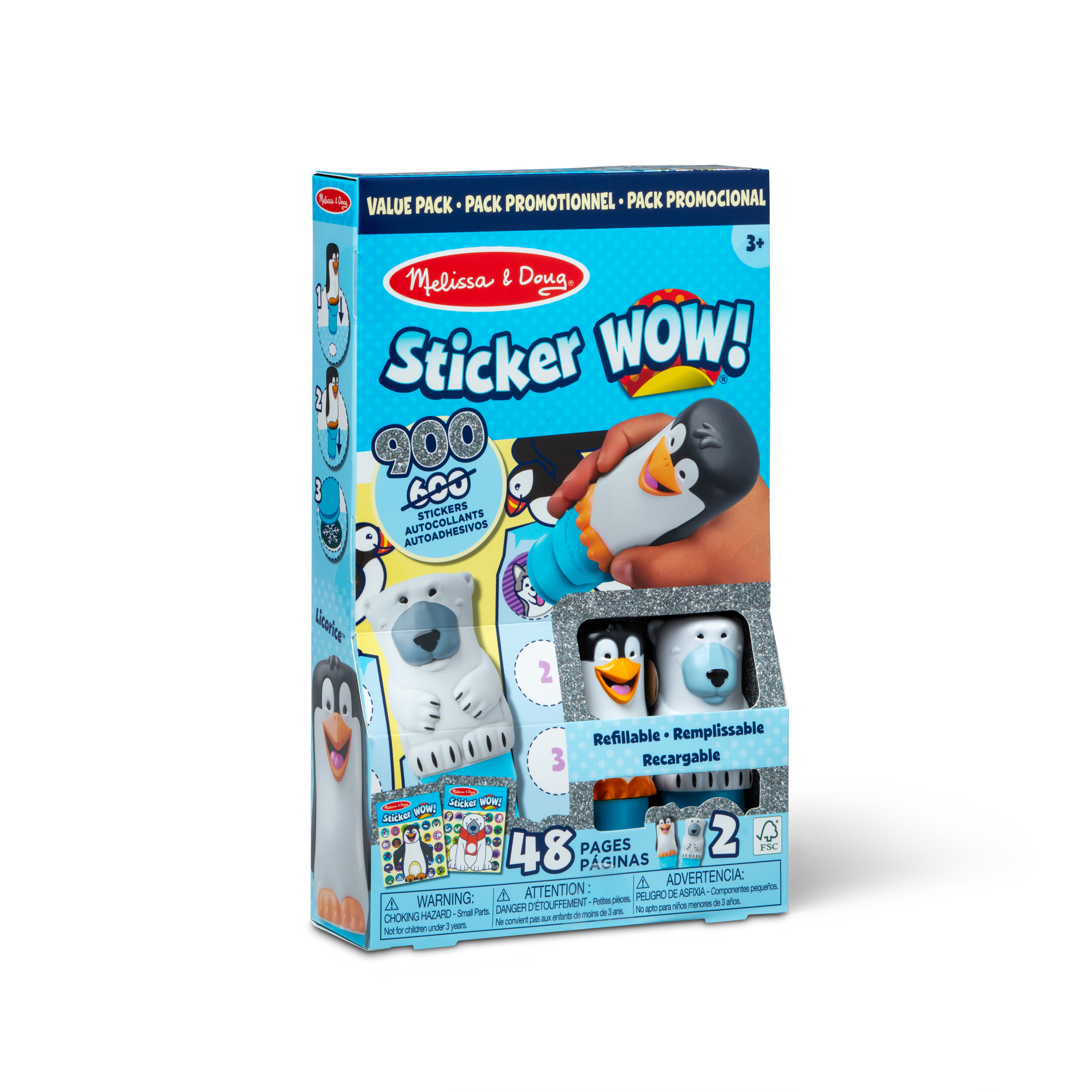 Product: Sticker WOW! Activity Pad & Sticker Stamper Value Pack - Winter
