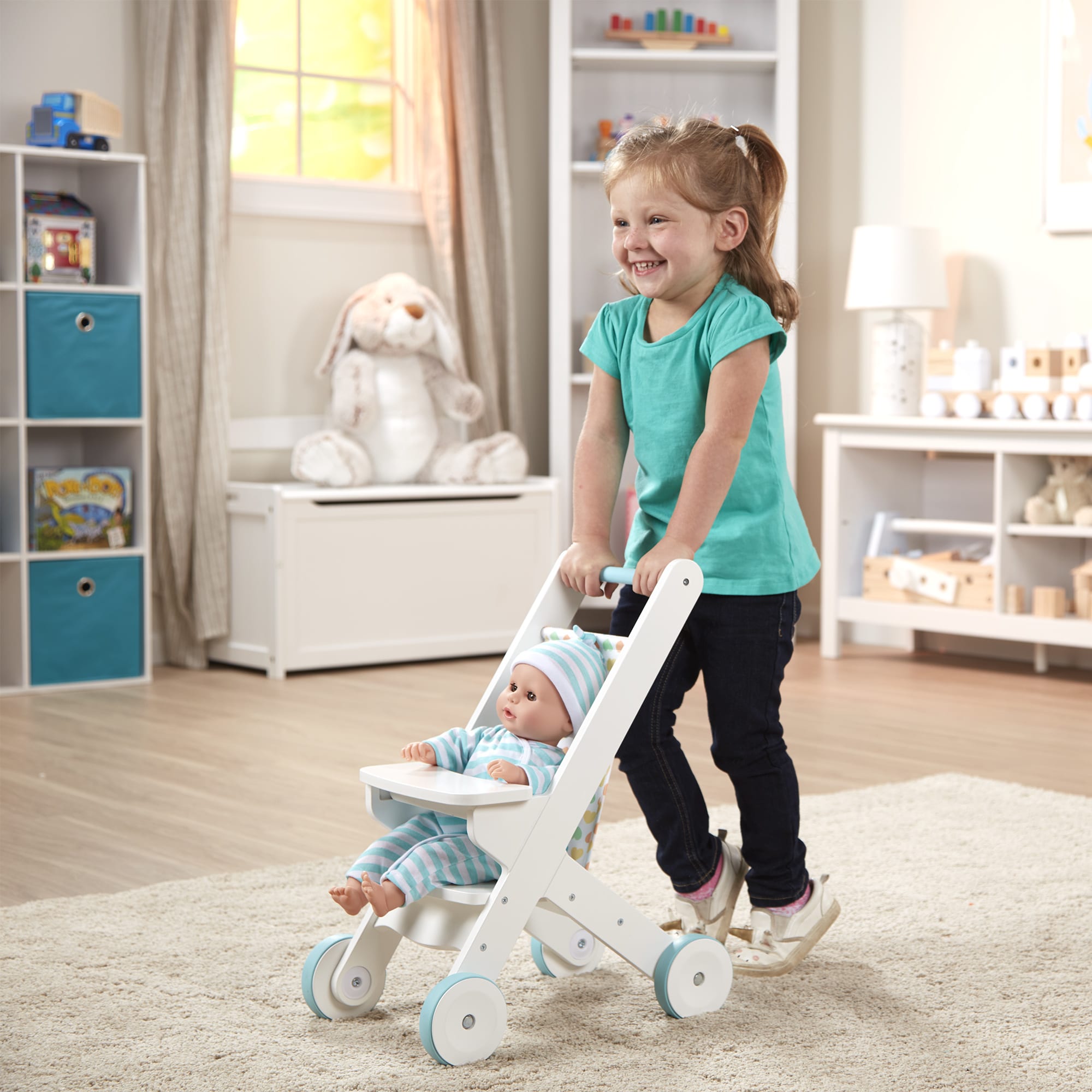 Product: Mine to Love Wooden Play Stroller
