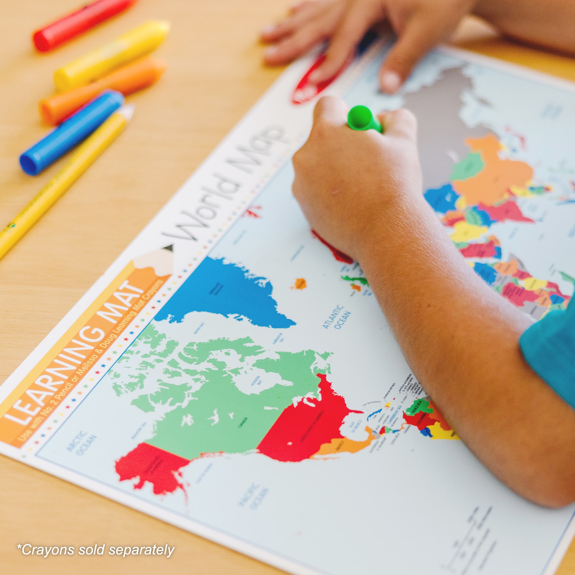 Product: Countries of the World Write-a-Mat (Bundle of 6)