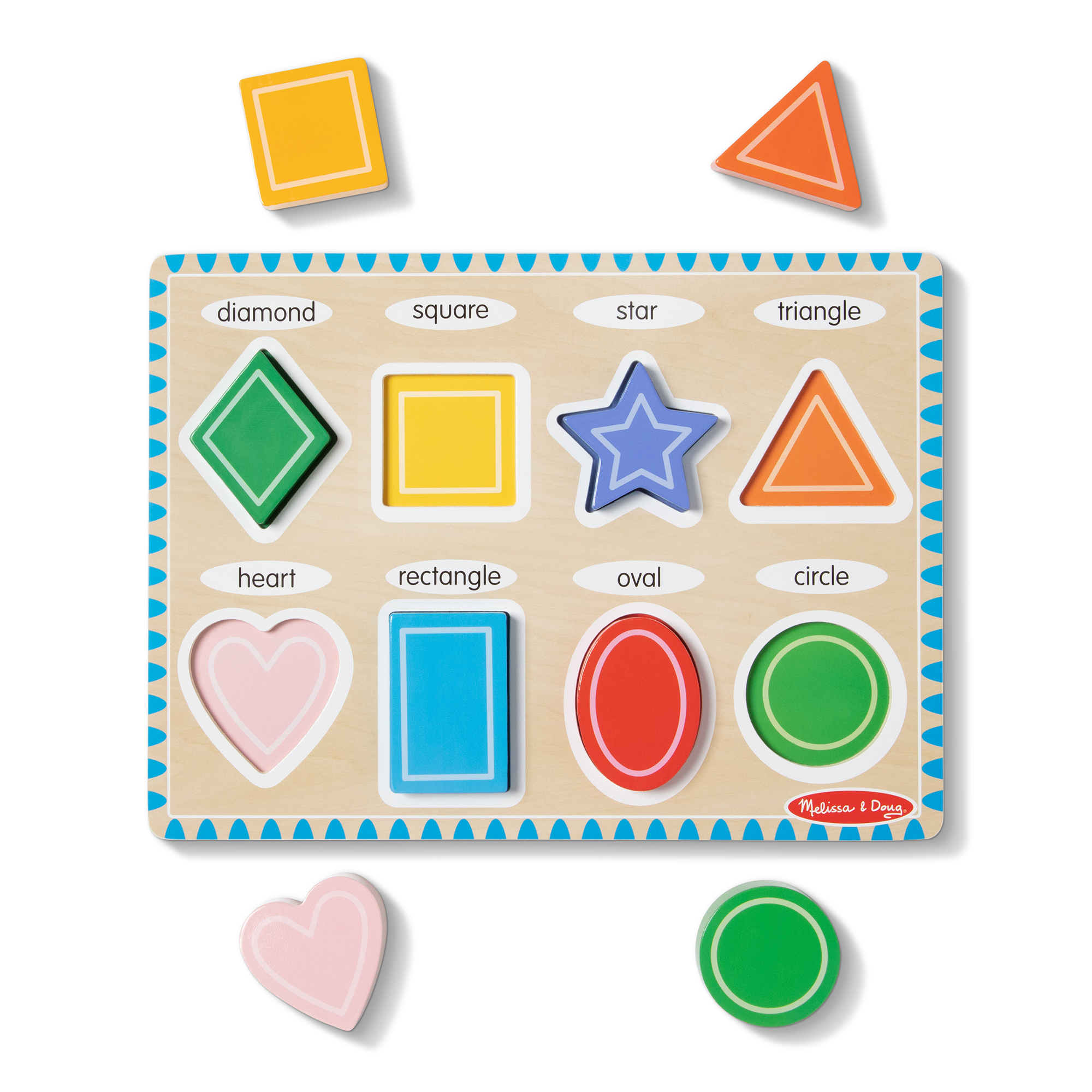 Product: Shapes Chunky Puzzle - 8 Pieces
