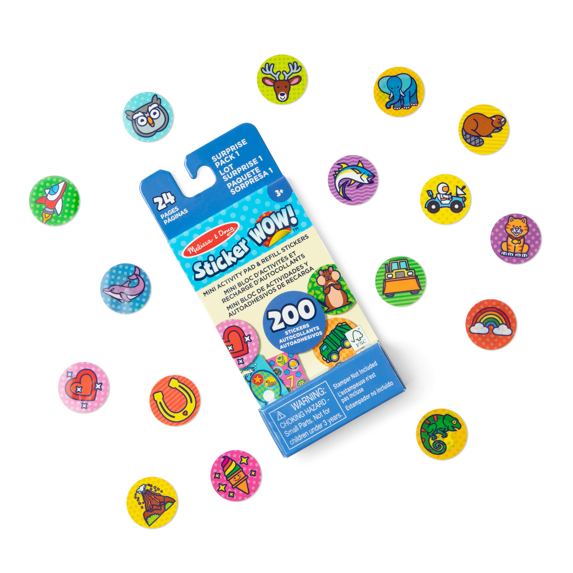Product: Sticker WOW! Mini Activity Pad with Refill Stickers - Surprise ...