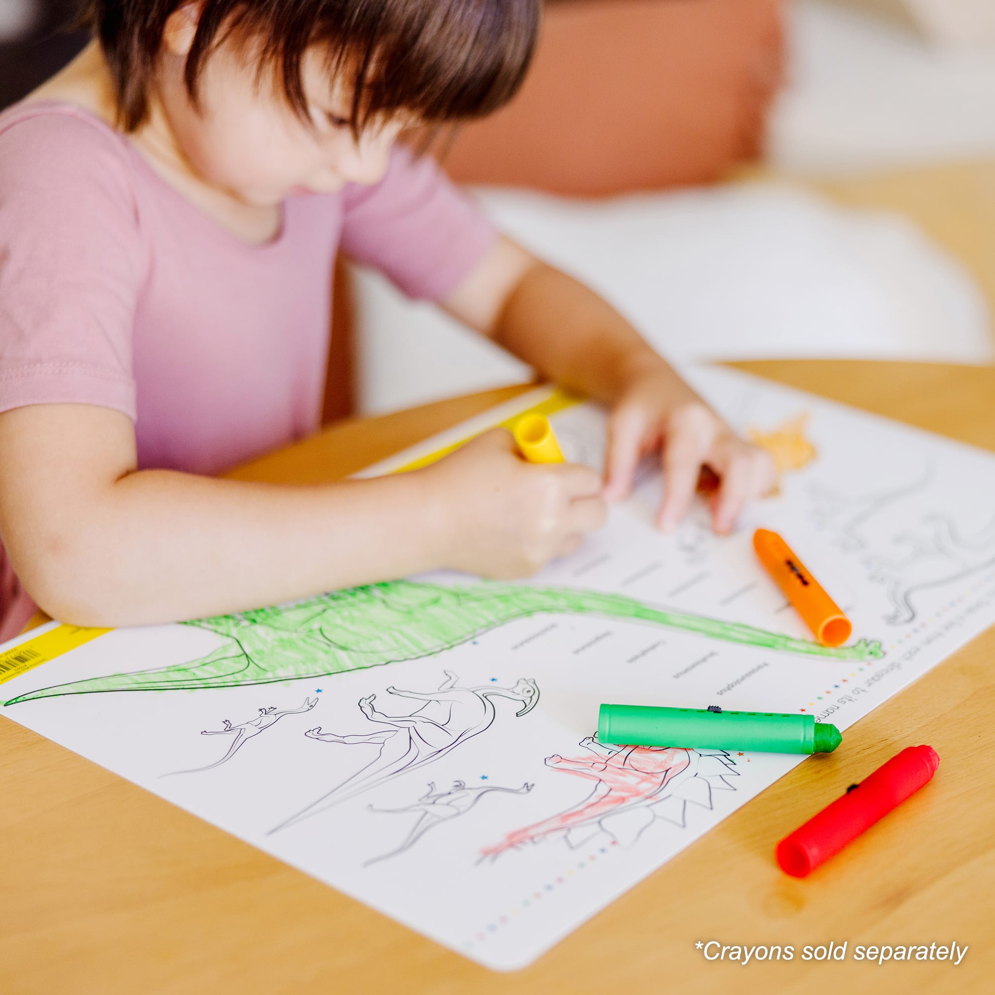 Product: Dinosaurs Color-A-Mat (Bundle of 6)