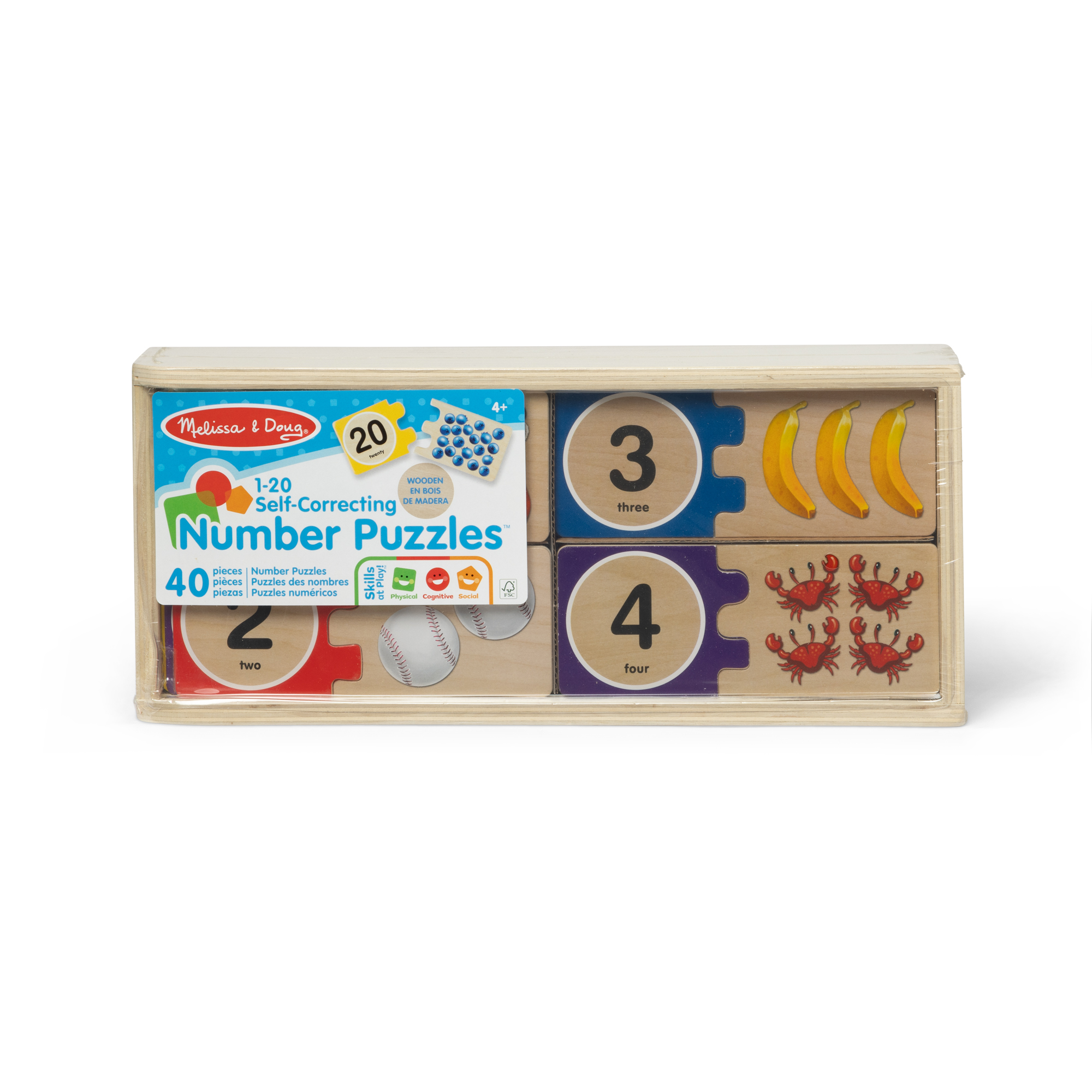 Product: 1-20 Self-Correcting Number Puzzles