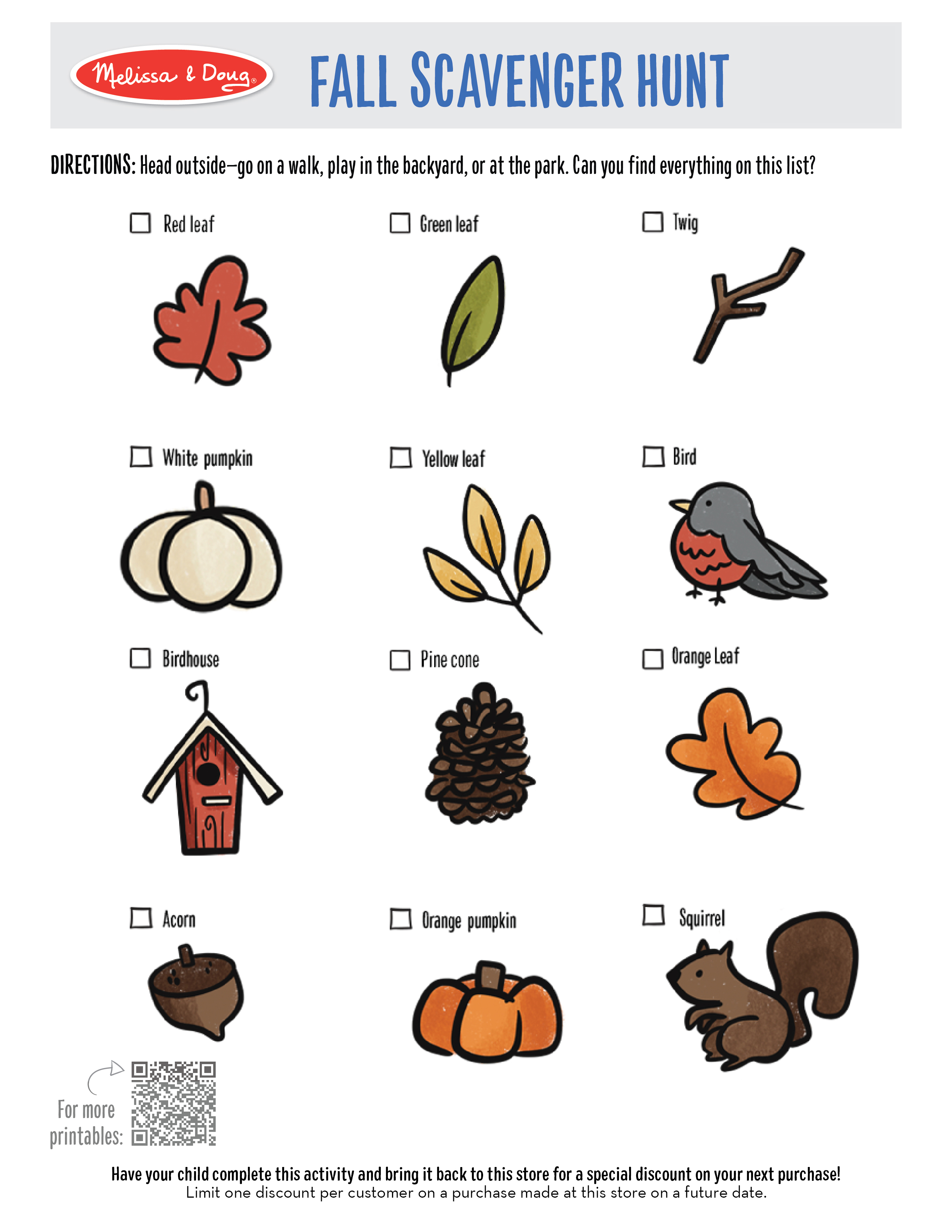 October Printables and Activities
