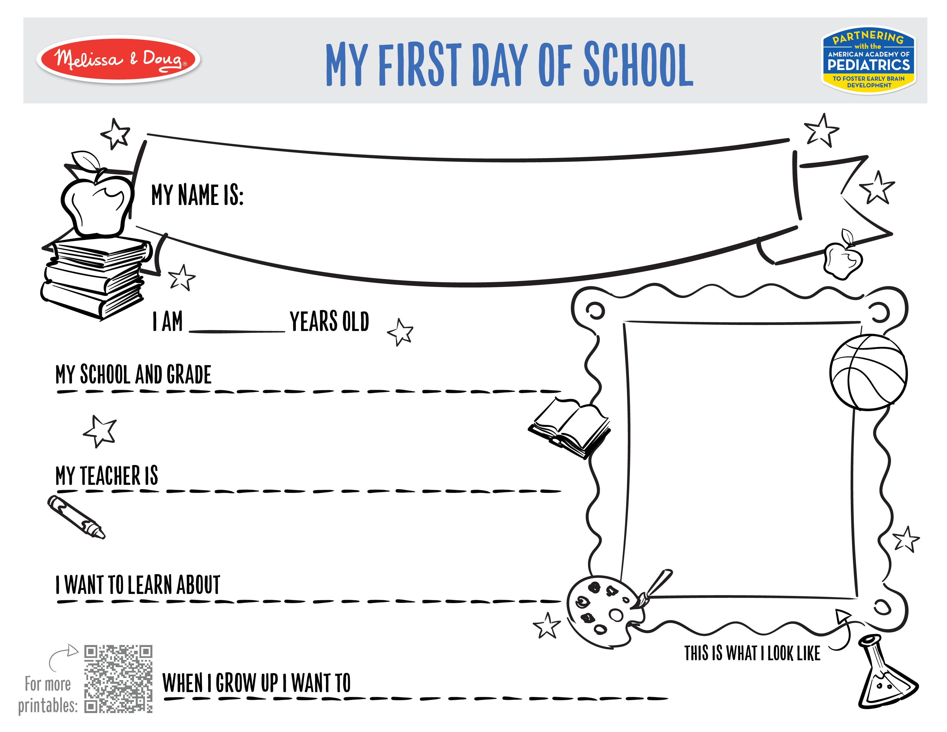 September Printables and Activities