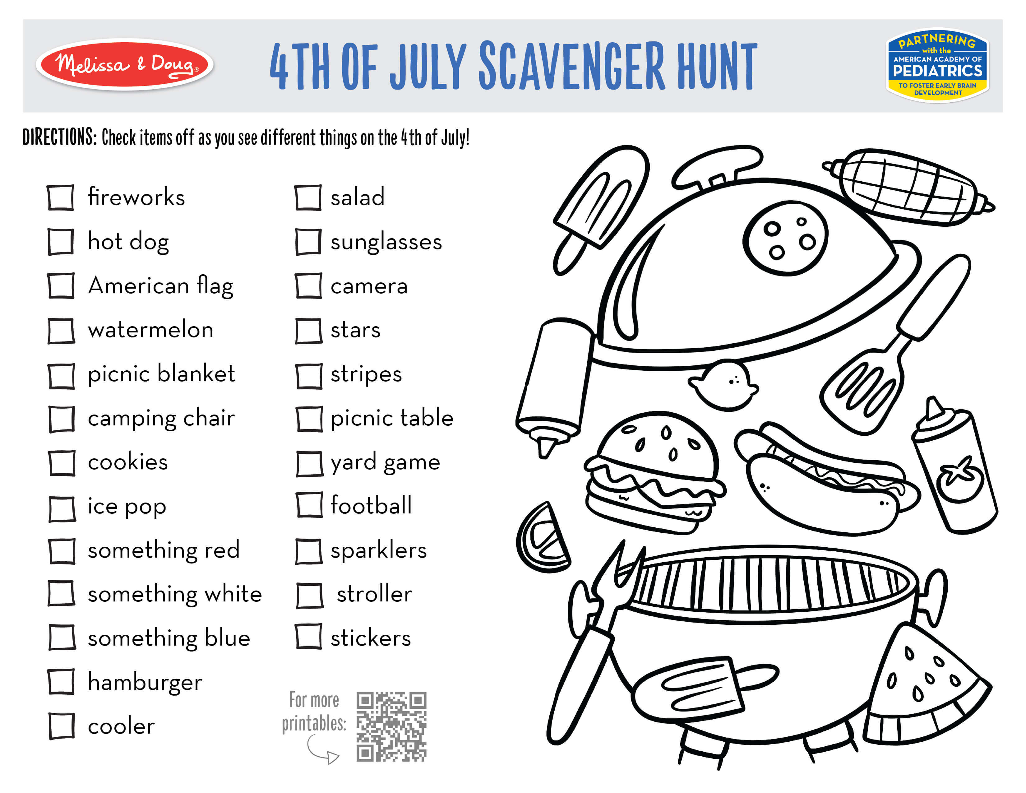 July Printables and Activities