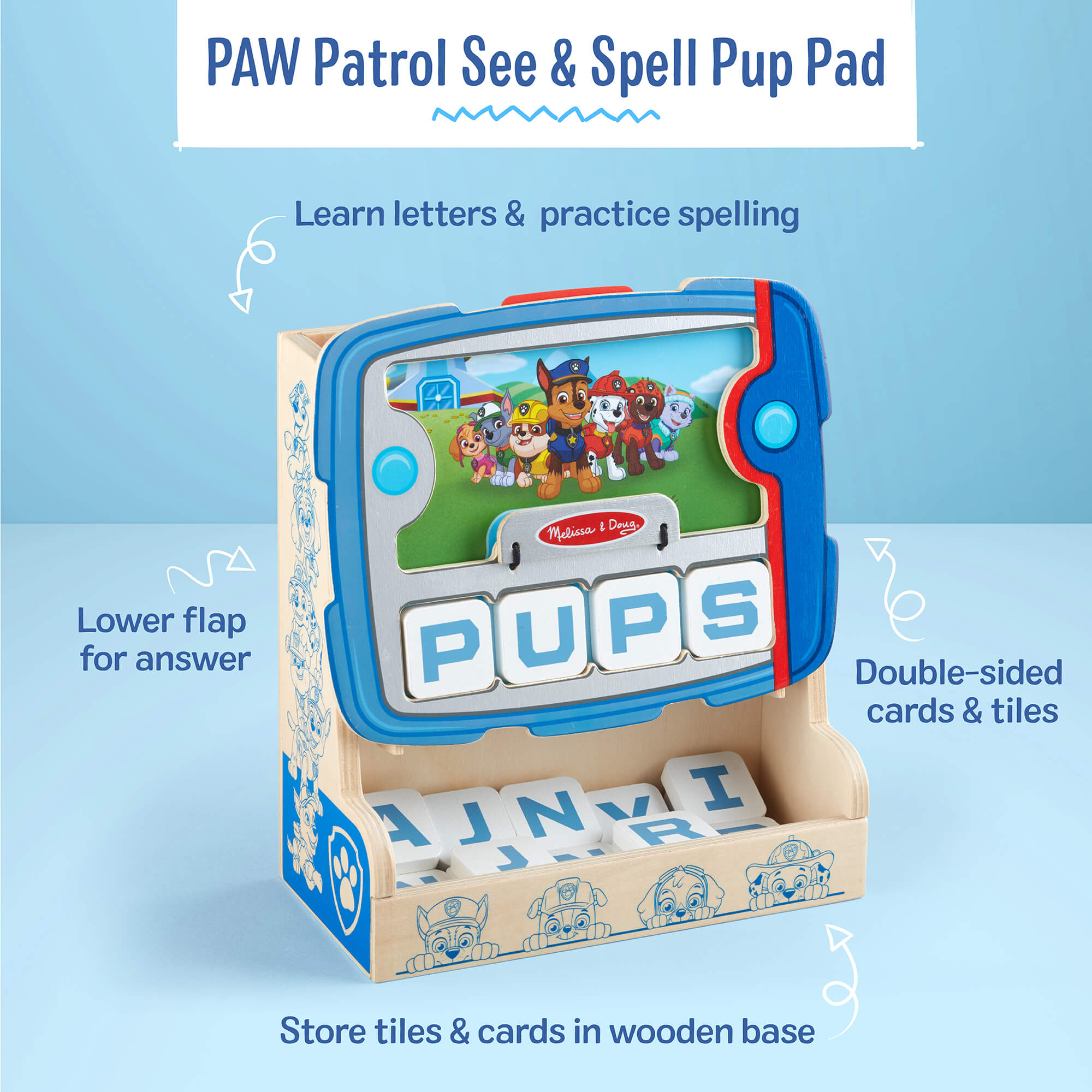 Toy Spotlight Paw Patrol See Spell Pad